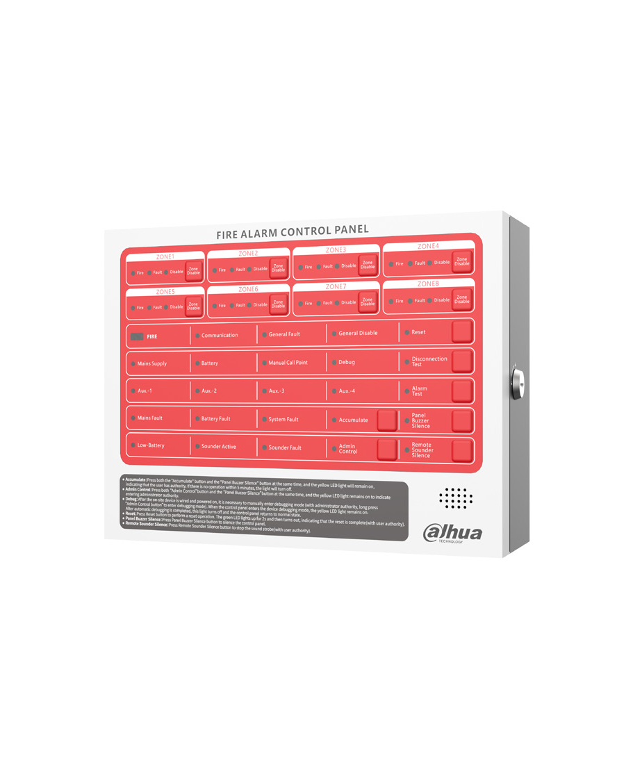 Trung tâm báo cháy 8 kênh - DHI-HY-C102-8 - Dahua